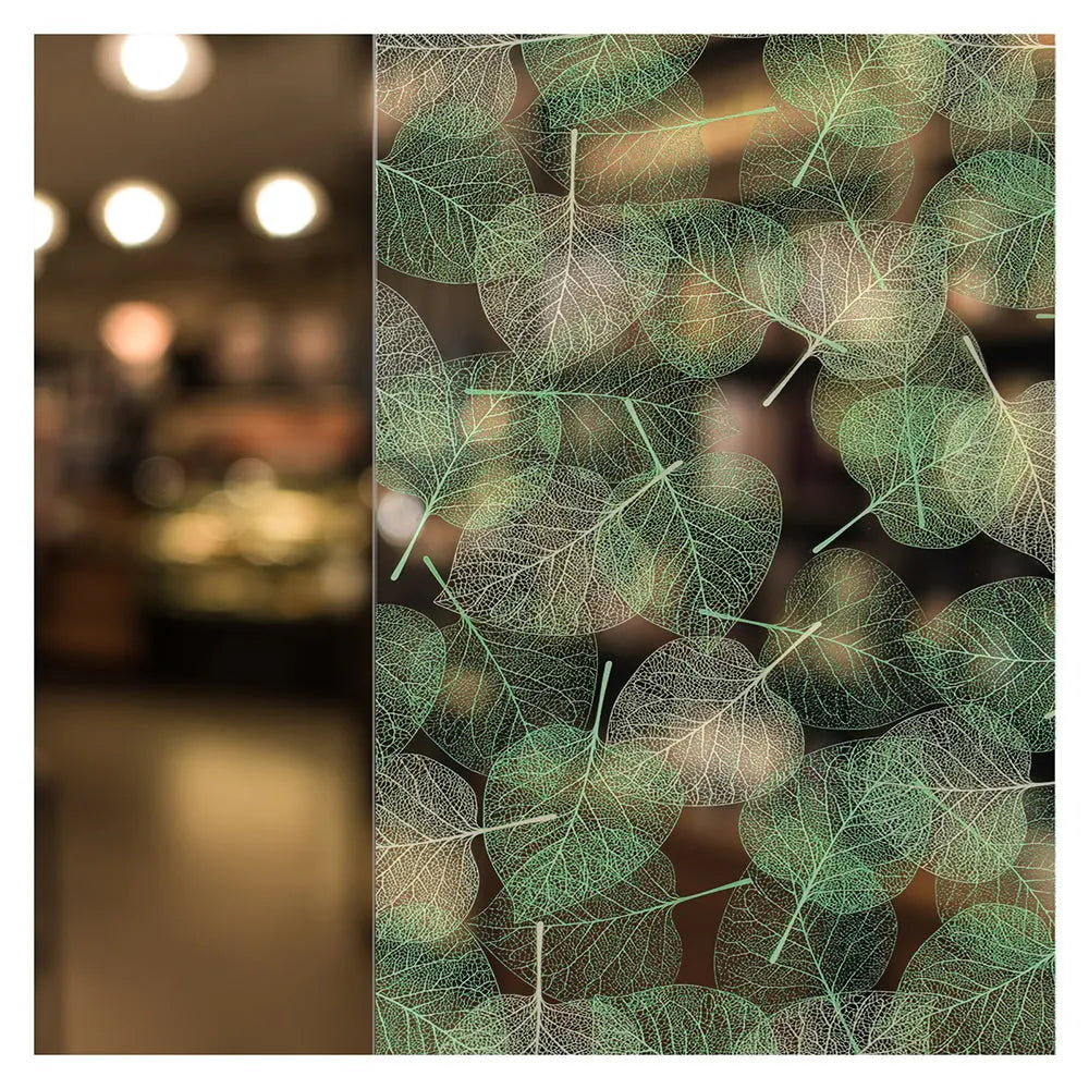 BDF 4GLV Decorative Window Film Green Leaves — BDF BuyDecorativeFilm
